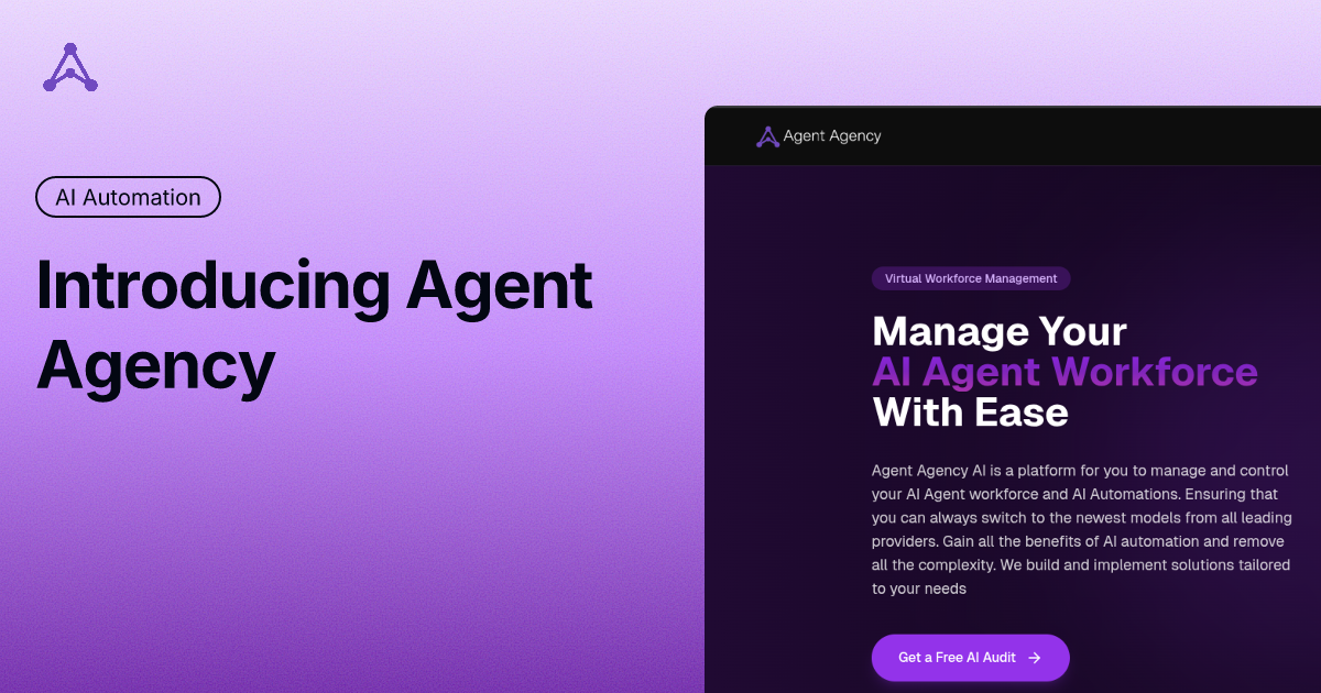 Agent Agency AI — Custom Agents & Virtual Workforce Platform